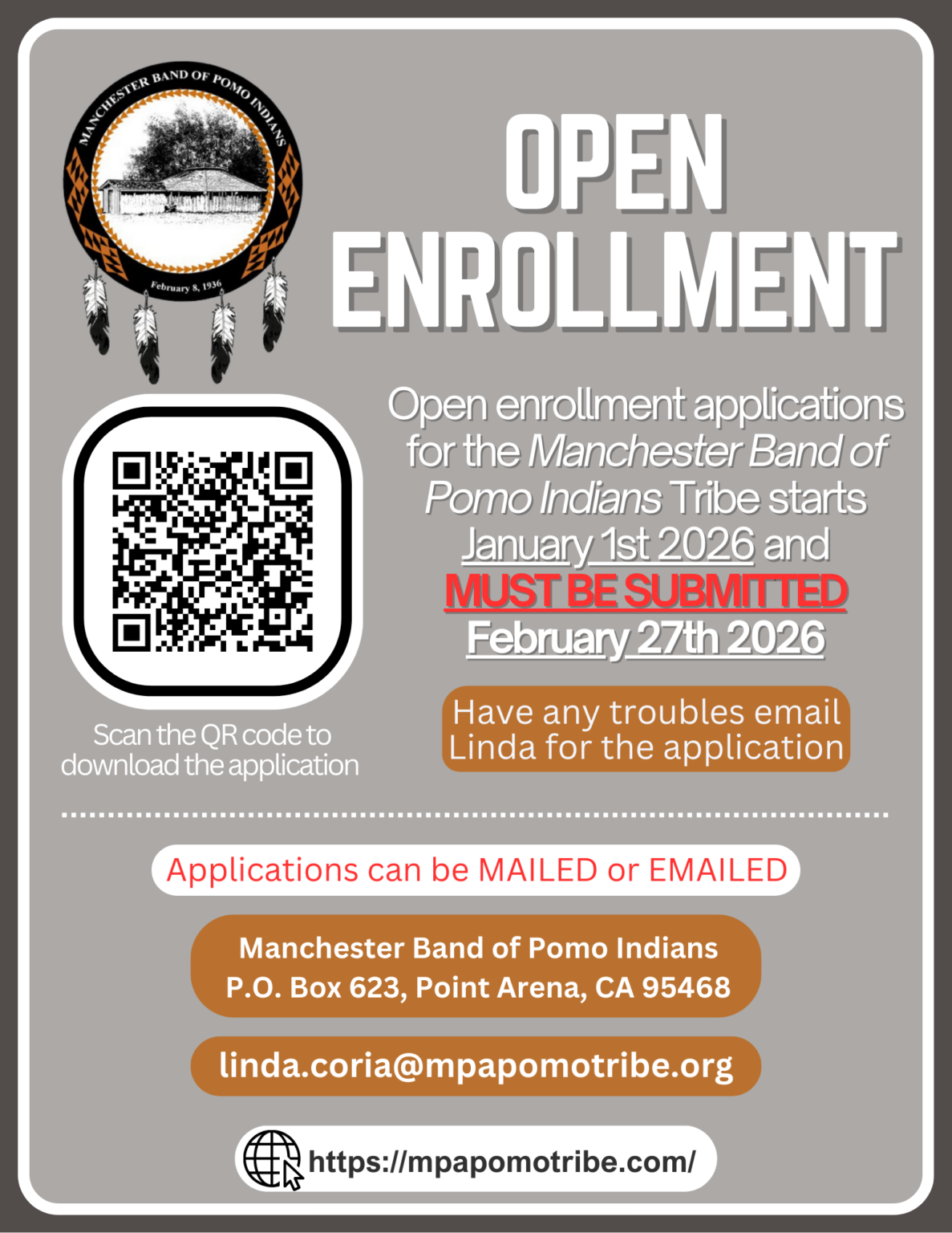 Open Enrollment - Manchester-Point Arena Band of Pomo Indians